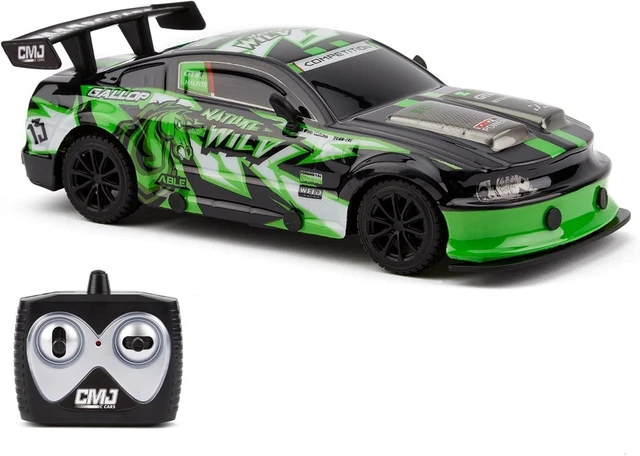 ROAD REBEL GREEN Machine RC Car 1:24 Scale 2.4GHz Racing Toy for Kids £ ...