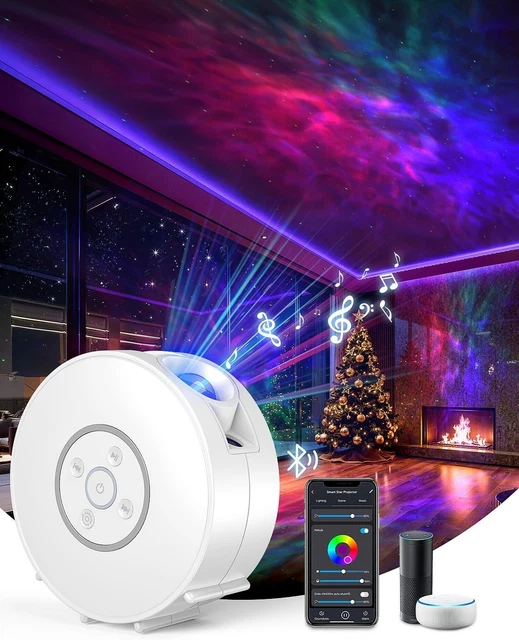 SMART GALAXY PROJECTOR WiFi 3D Star Light Alexa Bluetooth Music RGB £ ...