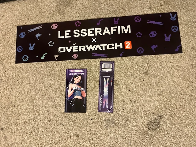 BLIZZCON 2023 LE SSERAFIM X OVERWATCH 2 Commemorative Ticket & 2 Photo ... BLIZZCON 2023 LE SSERAFIM X OVERWATCH 2 Commemorative Ticket & 2 Photo ...