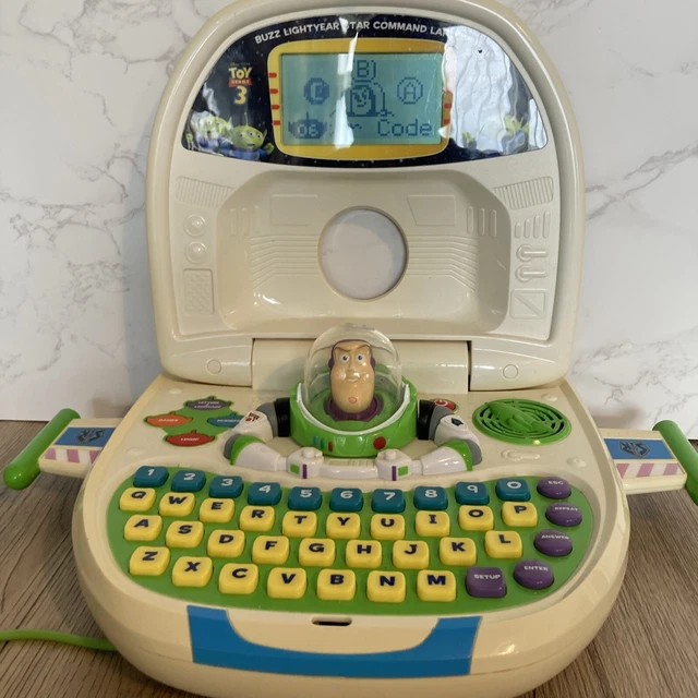 VTECH TOY STORY 3 Buzz Lightyear Star Command Laptop Disney Pixar ...
