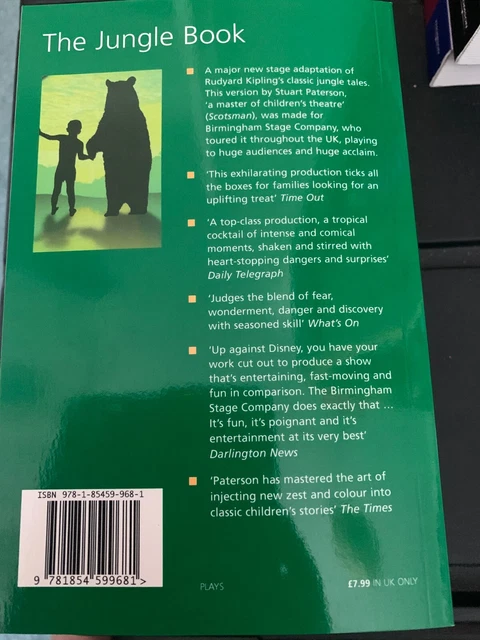 THE JUNGLE BOOK adapted for stage by Stuart Paterson (14 copies ...