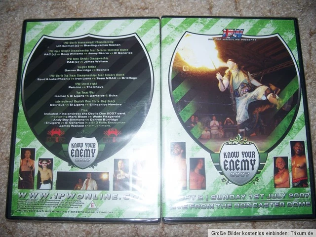 1PW WRESTLING DVD Know your enemy 2007 Night 2 Ulf Herman signed WWF ...