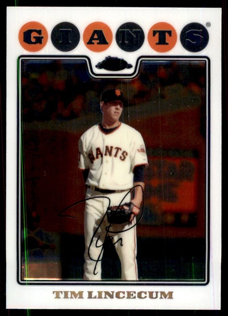 2008 TOPPS CHROME Tim Lincecum cartes de baseball #47 EUR 2,21 ...