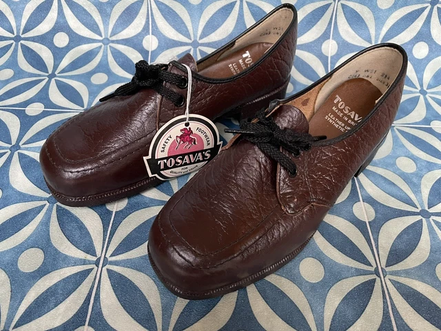 VINTAGE RETRO MCM Tosava’s Steel Toe Safety Shoes £26.00 - PicClick UK