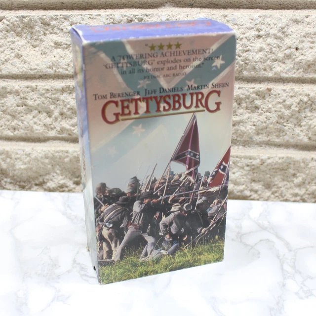 GETTYSBURG (VHS, 1994) 2-Tape Set Jeff Daniels Martin Sheen £4.52 ...