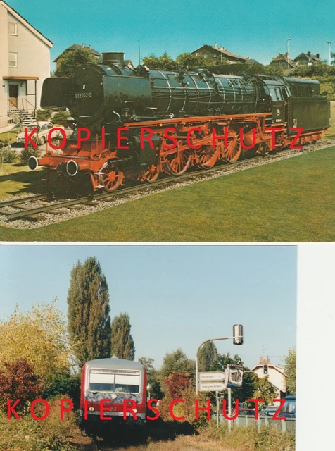 FOTOS EISENBAHN DAMPFLOK BR 01 & Triebwagen BR 628 EUR 1,00 - PicClick DE