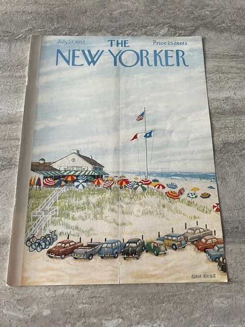 THE NEW YORKER Magazine ~ 27 July 1957 * Front Cover and Back Cover $19 ...