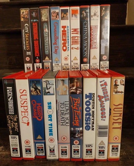 VHS VIDEO BIG Box Ex Rental RCA Columbia/20;20 Vision 80s/90s Cult ...