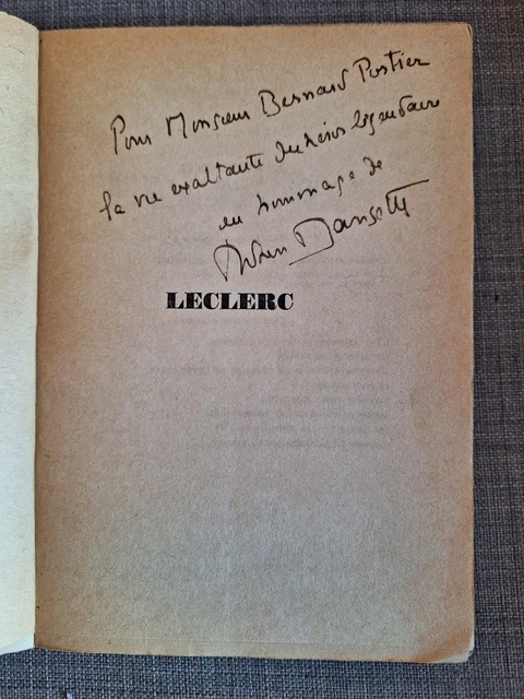 ADRIEN DANSETTE - Leclerc - Envoi Dedicace Autographe Histoire France ...