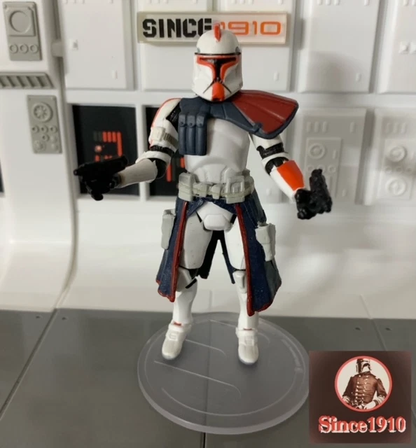 STAR WARS CLONE Wars Arc Trooper Captain 2D Micro Series style réaliste ...