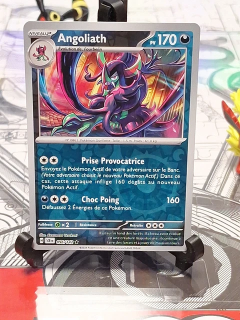 CARTE POKÉMON - Angoliath 096 /142- Holo -EV07 - Couronne Stellaire Fr ...