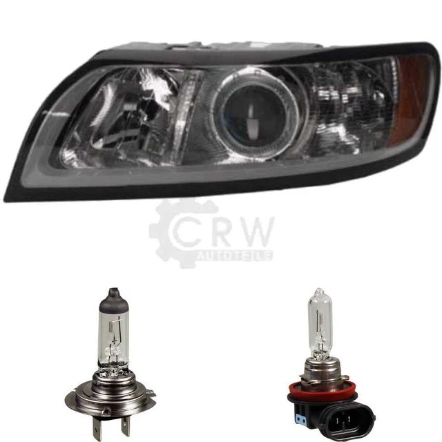 PHARE HALOGÈNE GAUCHE pour Volvo S40/V50 Année Fab. 08/07- H7/H9 avec Moteur EUR 206,61 ...