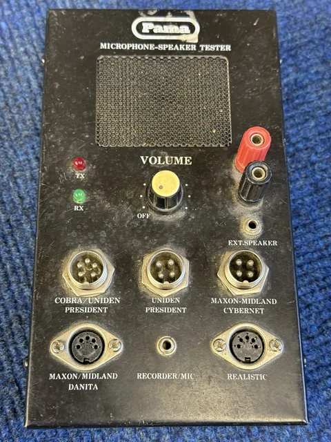 CB MICROPHONE TESTER Mic Mike Wiring Checker With Speaker Battery ...