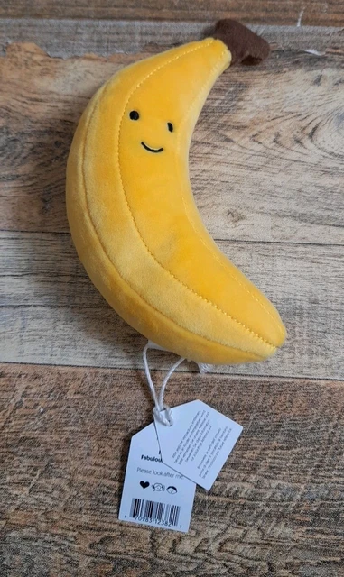 NEW JELLYCAT AMUSEABLES Fabulous Fruit Banana Plush Soft Toy EB £19.99 ...