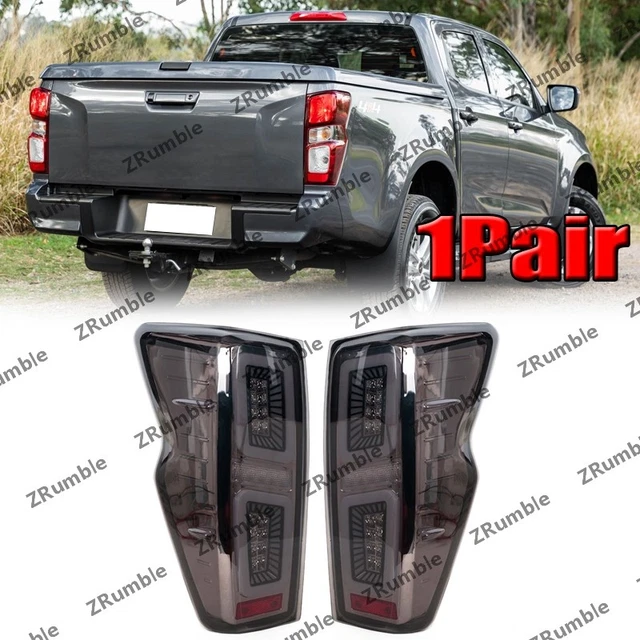 LH&RH SMOKED LED Tail Light For Isuzu D-Max DMax RG 2020-2024 Rear ...
