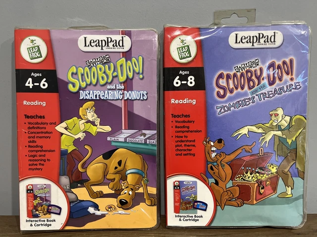 LEAP FROG LEAP Pad Scooby Doo Interactive Books & Cartridges In Covers ...