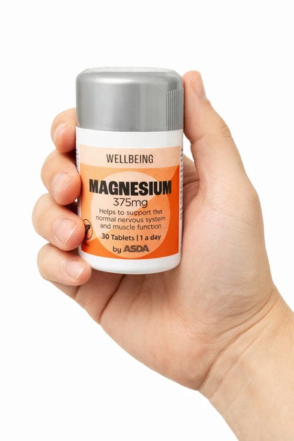 ASDA MAGNESIUM SUPPLEMENT – Daily Capsules/Tablets for General Wellness ...