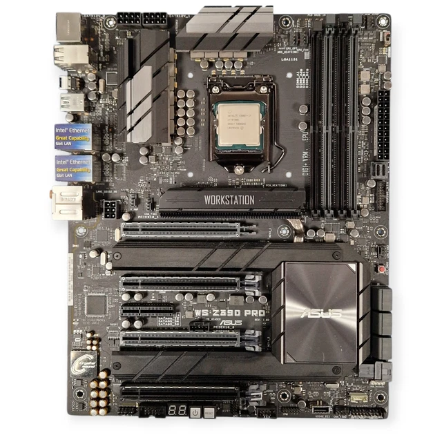ASUS WS Z390 PRO + Intel Core i7-9700K LGA1151 Z390 Carte Mère & CPU ...
