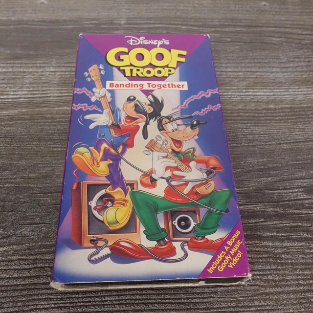 VINTAGE DISNEY'S GOOF Troop Banding Together Animation Cartoon Vintage ...