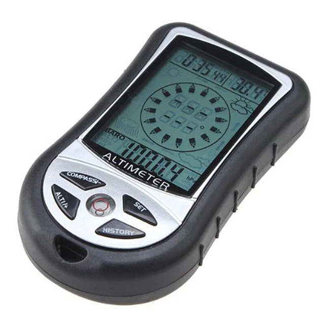 OUTDOOR HIKING HUNTING LED Digital Compass Altimeter Barometer ...
