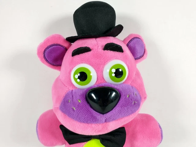 BLACKLIGHT NEON FREDDY Fazbear Five Nights At Freddys FNAF Plush 8 ...