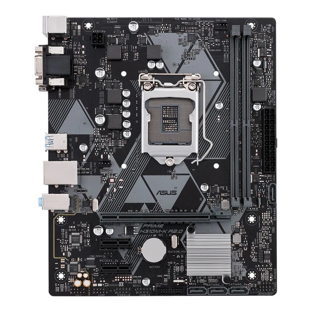ASUS PRIME H310M-K R2.0 Motherboard Intel H310 LGA 1151 DDR4 mATX DVI ...