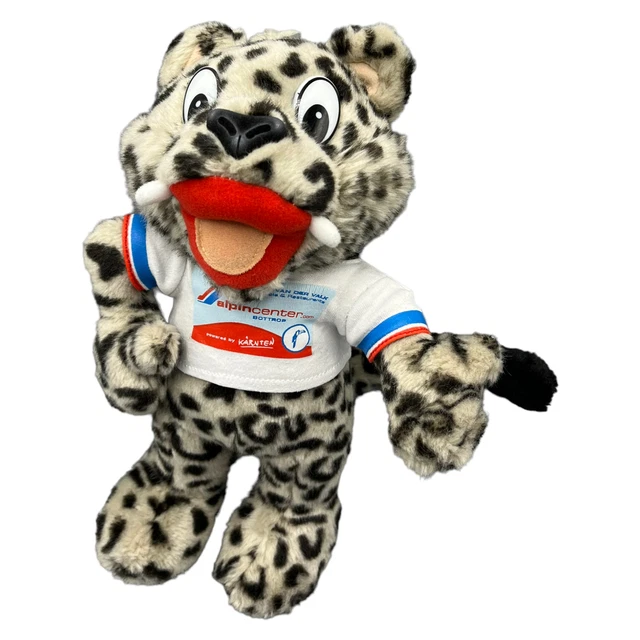 ALPINCENTER BOTTROP LÉOPARD Guépard Gros Chat Peluche Animal en Peluche ...