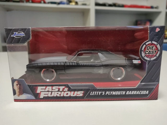 JADA TOYS - Fast and Furious Letty's Plymouth Barracuda 1:32 Neu ...