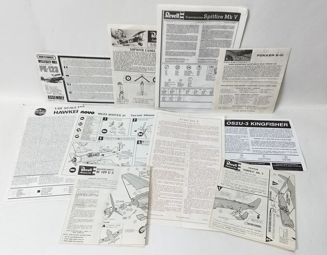 REVELL, FROG, MERIT, Monogram, Airfix, Matchbox....Model Kit ...