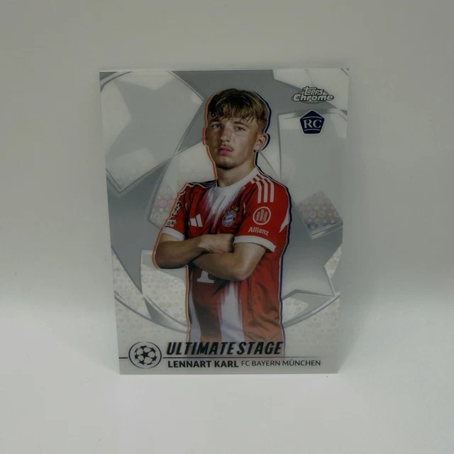 TOPPS UCC FLAGSHIP 2025-26 # Lennart Karl # Ultimate Stage Chrome # US ...