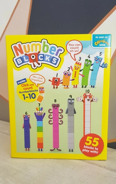 BOXED NUMBERBLOCKS GIFT Set 1-10 Number Blocks CBeebies EUR 27,33 ...