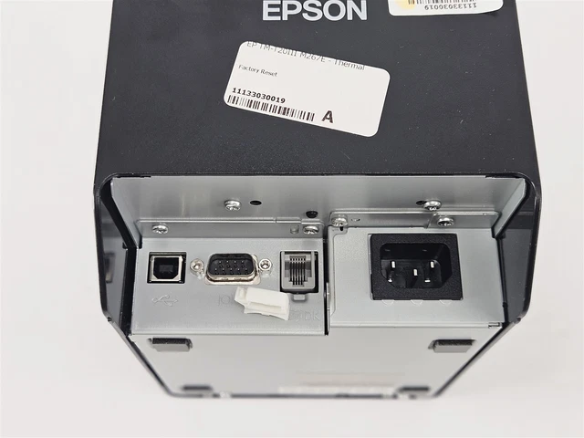 EPSON TM-T20IIIL M352A Thermal POS Receipt Printer USB Serial 250mm/s ...