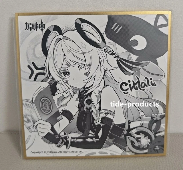 MIHOYO OFFICIAL GENSHIN Impact 2026 FES Citlali Coloured Paper Shikishi ...