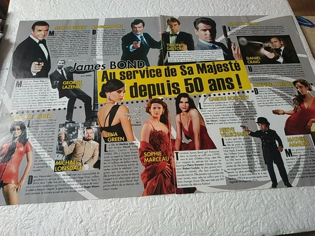 JAMES BOND PRESS Cuts Eva Green Sophie Marceau Carole Bouquet Milot £2. ...