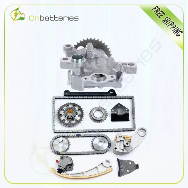 TIMING CHAIN OIL Pump Kit For 96-03 Suzuki Vitara Sidekick 2.0L DOHC ...