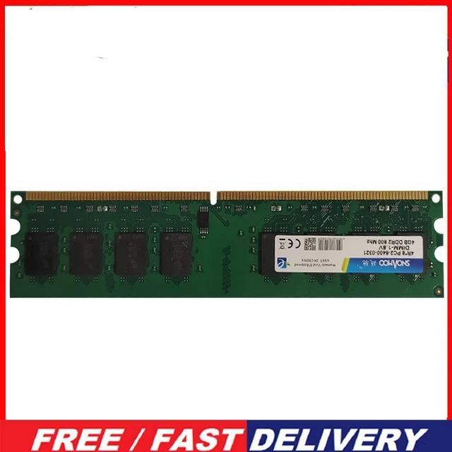 MEMORY RAM DDR2 4GB 800 MHz DDR2 Desktop Gaming Memory Module Designed ...