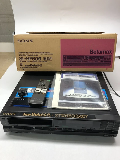 SONY SUPER BETA HI-FI SL-HF600 Betamax Player Recorder £171.94 - PicClick UK