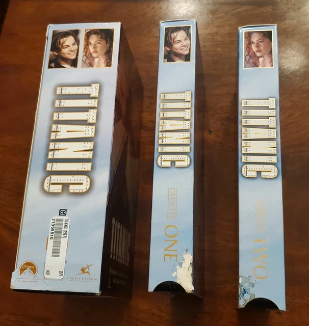 ORIGINAL TITANIC VHS Box Set of 2 VHS Tapes EXCELLENT £10.98 - PicClick UK