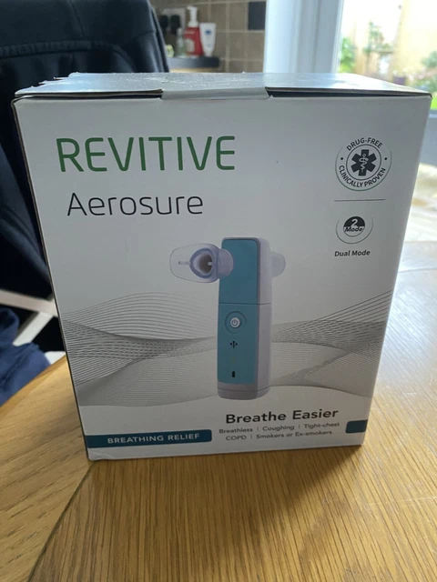 REVITIVE AEROSURE BREATHING Relief COPD Emphysema, Mucus Clear ...
