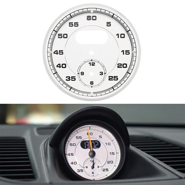 REPLACEMENT DIAL CLOCK Gauge Chrono For Porsche 911 Carrera 991 (2013 ...