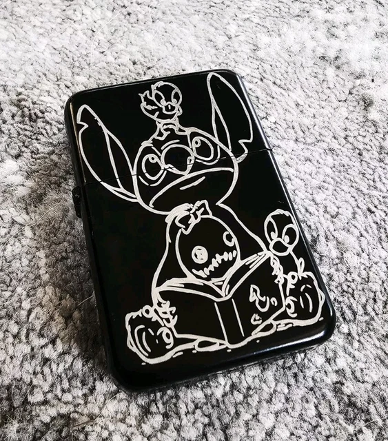 STITCH STORYTIME FLIP Lighter Black Lilo And Stitch Lighter £14.99 ...
