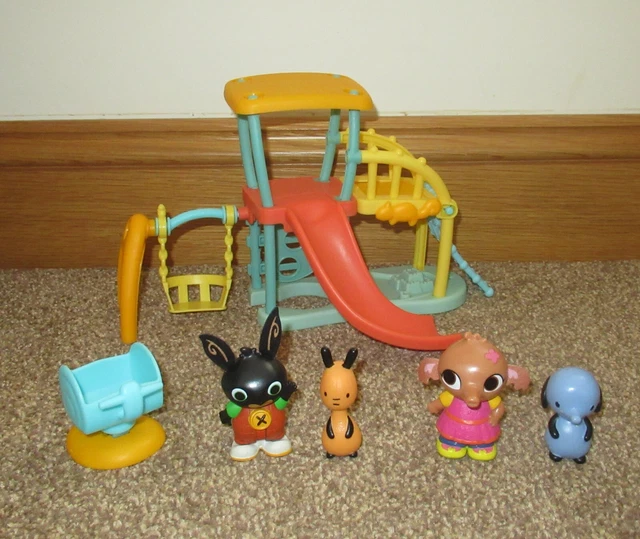 CBEEBIES BING BUNNY Park Playground with Extra Figures Bing, Flop, Sula ...