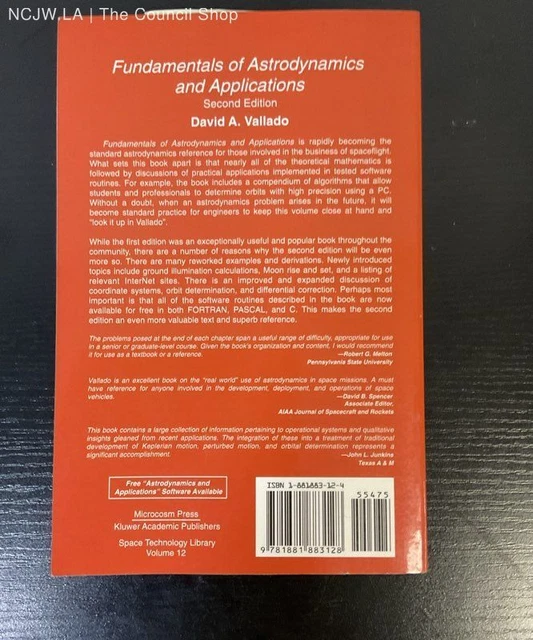Fundamentals Of Astrodynamics And Applications David A Vallado Eur 36
