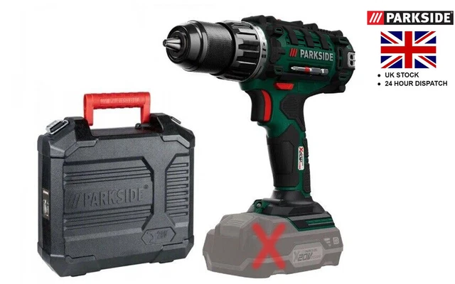 PARKSIDE CORDLESS DRILL 20v PABS 20-Li E6 Bare Unit, BRAND NEW £38.99 ...