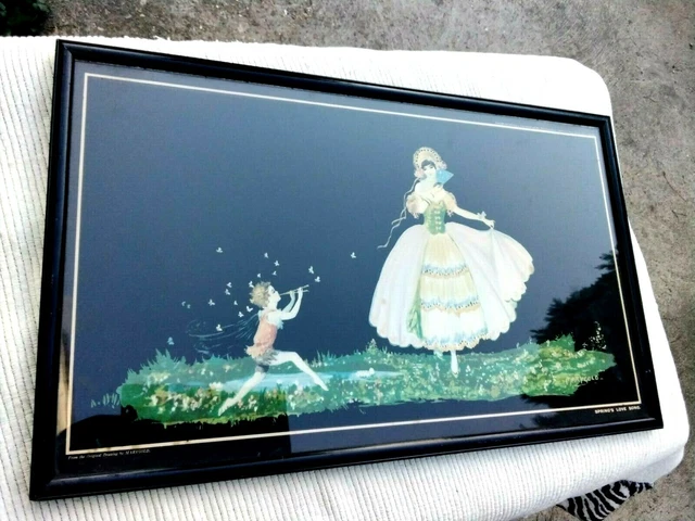 ANTIQUE VINTAGE MARYGOLD "SPRING'S LOVE SONG" PRINT circa 1920-s £69.00 ...