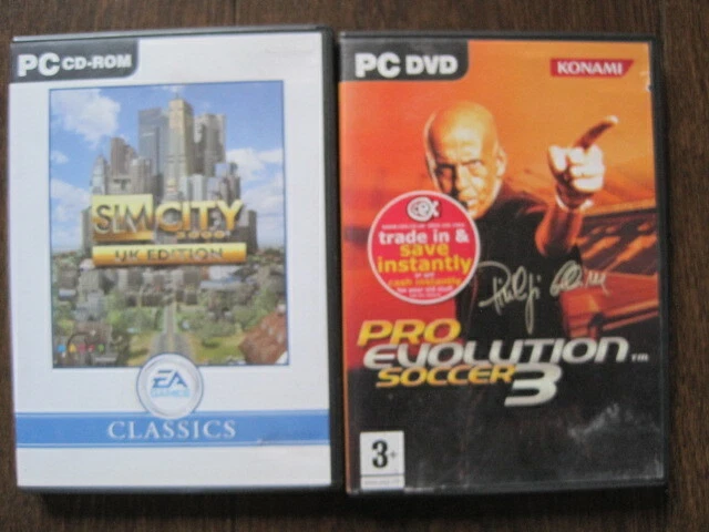 PC CD-ROM SIN City 3000 UK Edition & PC DVD Pro Evolution Soccer 3 / £7 ...