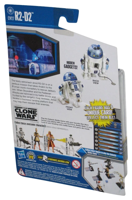 STAR WARS CLONE Wars Animé (2010) R2-D2 3-Inch Action Figurine CW27 EUR ...