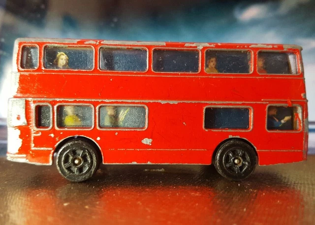 CORGI DAIMLER FLEETLINE Double Decker 1977 city bus 3" decal interior ...