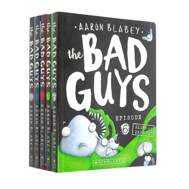 THE BAD GUYS 5 Books Collection Set (Series 6-10) By Aaron Blabey- Ages ...