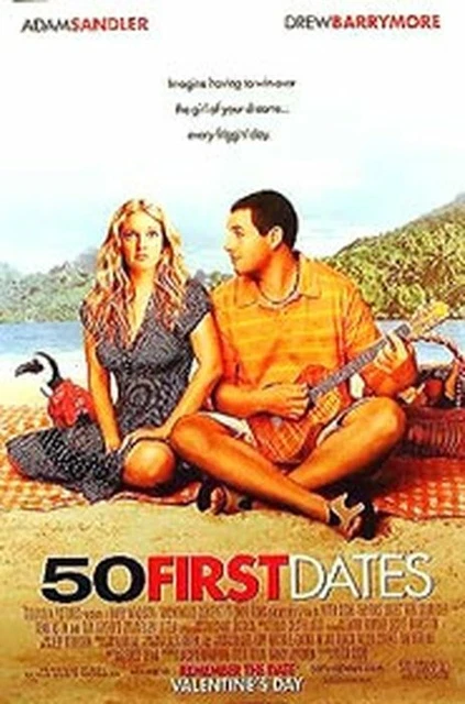 50 FIRST DATES (Simple Faces) Standard) Original Film Affiche EUR 24,94 ...